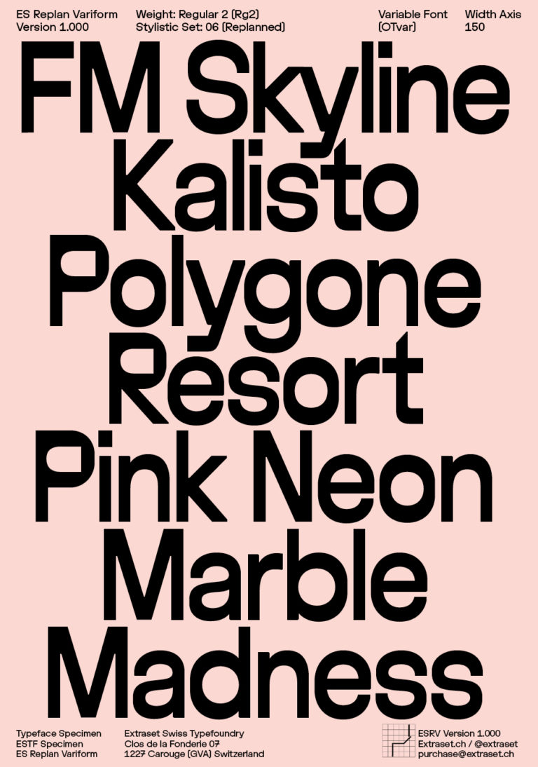 ES Replan Variform | Extraset