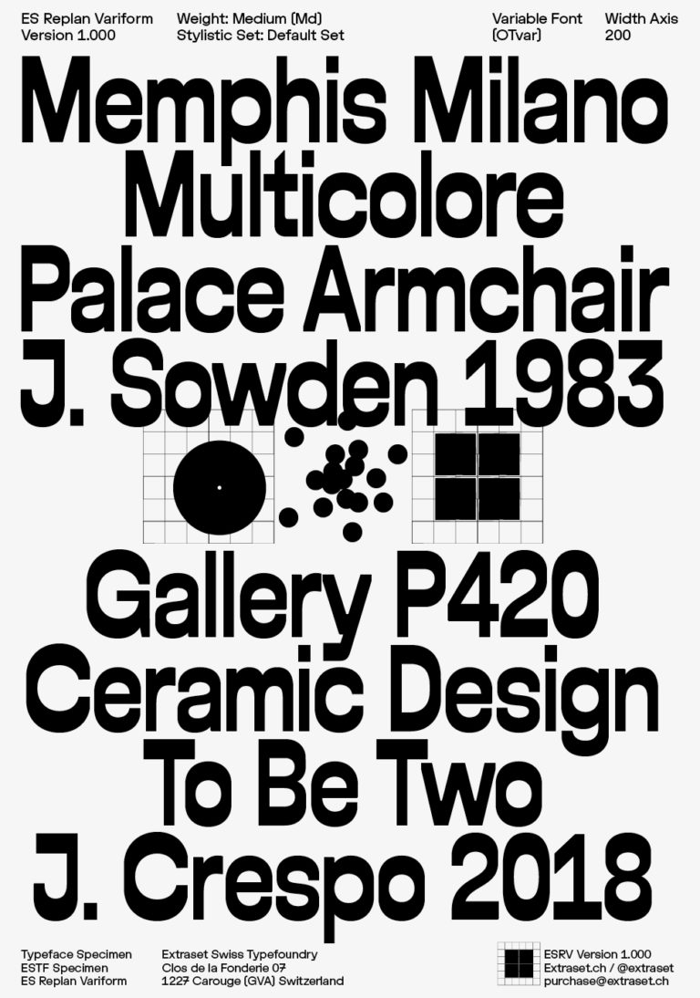 ES Replan Variform | Extraset