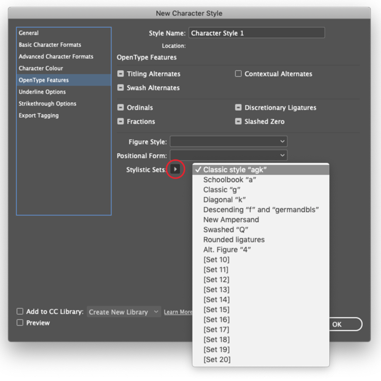 Stylistic Sets Guide | Extraset