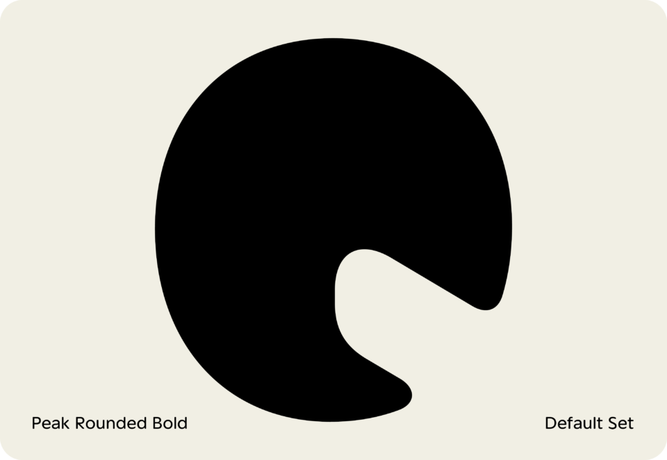 Peak Rounded | Extraset